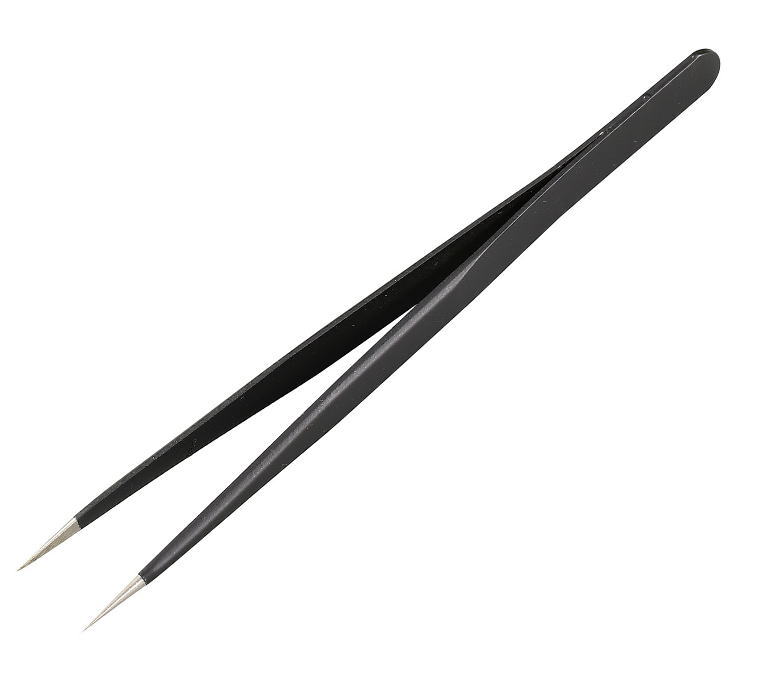 細かい作業に便利なピンセット！ 全長：140mm 材質：ステンレス