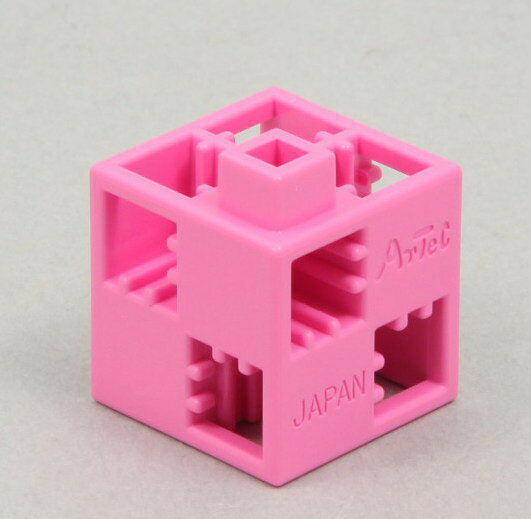 ブロック　基本四角×24pcsブロック 基本四角：W20×H20×D20mmブロック：ABSヘッダー付OPP袋