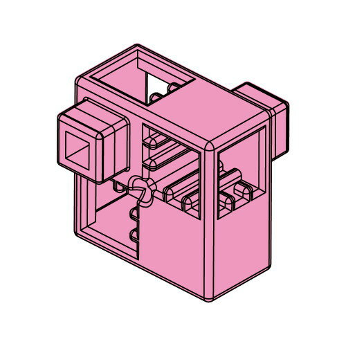 ブロック　ハーフA×8pcsブロック ハーフA：W20×H20×D10mmブロック：ABSヘッダー付OPP袋145×137×20mm