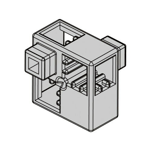 ブロック　ハーフA×8pcsブロック ハーフA：W20×H20×D10mmブロック：ABSヘッダー付OPP袋145×137×20mm
