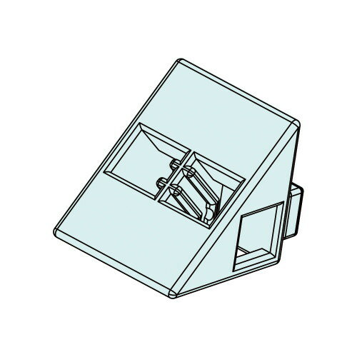 ブロック　三角A×8pcsブロック 三角A：W20×H20×D20mmブロック：ABSヘッダー付OPP袋145×137×20mm