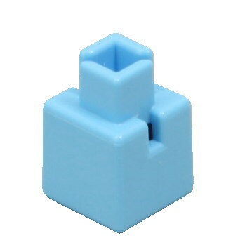 ブロック　ミニ四角×20pcsブロック ミニ四角：W10×H10×D10mmブロック：ABSヘッダー付OPP袋