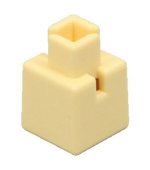 ブロック　ミニ四角×20pcsブロック ミニ四角：W10×H10×D10mmブロック：ABSヘッダー付OPP袋