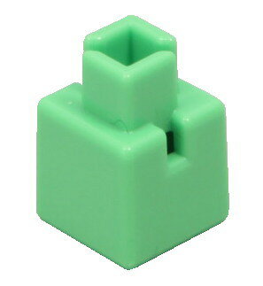 ブロック　ミニ四角×20pcsブロック ミニ四角：W10×H10×D10mmブロック：ABSヘッダー付OPP袋