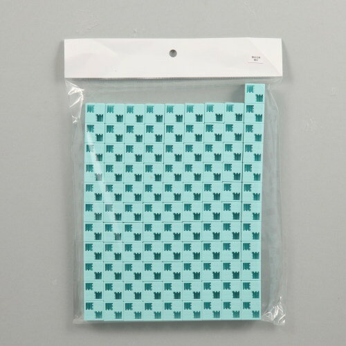 ブロック　基本四角×100pcsブロック 基本四角：W20×H20×D20mmブロック：ABSヘッダー付OPP袋