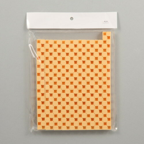 ブロック　基本四角×100pcsブロック 基本四角：W20×H20×D20mmブロック：ABSヘッダー付OPP袋