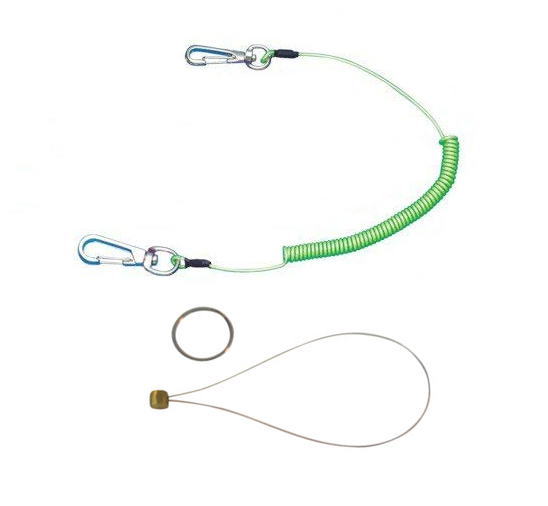 ★特徴★ ●ポリウレタンコードにケブラーを芯材として使用しています ●作業に負荷を感じさせない柔軟さで極細、軽量タイプです ●工具の落下防止に ★仕様★ ●使用最大荷重:1kg ●自然長(mm):490 ●最大長(mm):1820 ●コード...