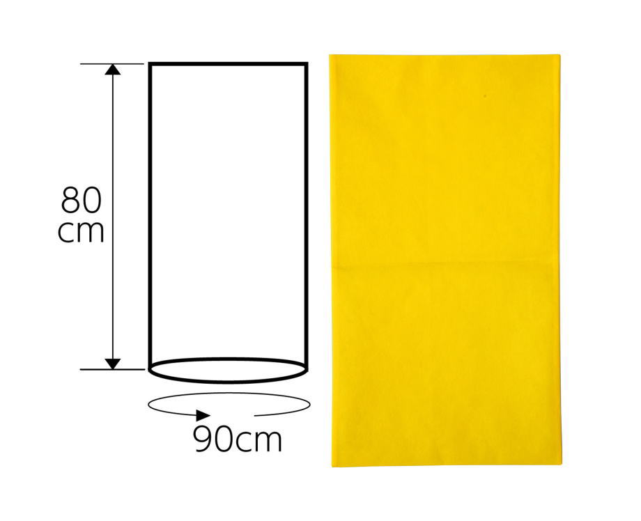 首と袖をカットするだけで衣装になる！ サイズ：450×800mm 材質：不織布