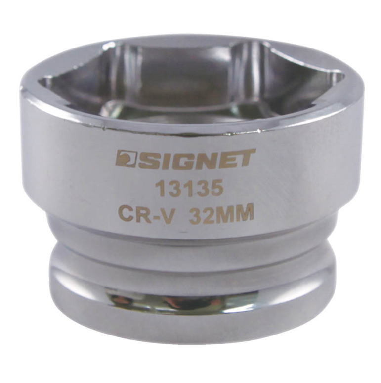 ★特徴★ ・ソケットの全長は、わずか28mm！狭い場所での作業に最適 ・吊下げタグ付き ・ミラー仕上げのメッキがキレイです ★仕様★ ・ソケットサイズ:32mm ・差込角:1/2"(12.7mm) ・ソケット全長:28mm ・六角タイプ ・...