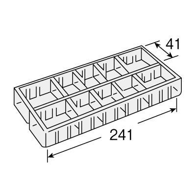 【内箱】 【仕切板】 品番 品名 最大仕切小間数 付属品 B-19 外箱 - - B-311 内箱A 12 仕切板A×5 B-312 内箱B 24 仕切板B×8 B-313 内箱C 36 仕切板C×9 品番 品名 入数 B-321 仕切板A...
