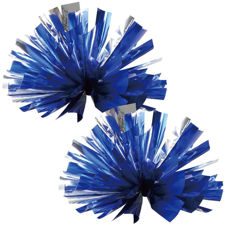 運動会準備に忙しい先生方の手間を軽減！ 組み立て不要の「完成済みチアポンポン」 特許出願中 ソフトゴム：60mm 房：約260mm 本体×2個 材質：PET