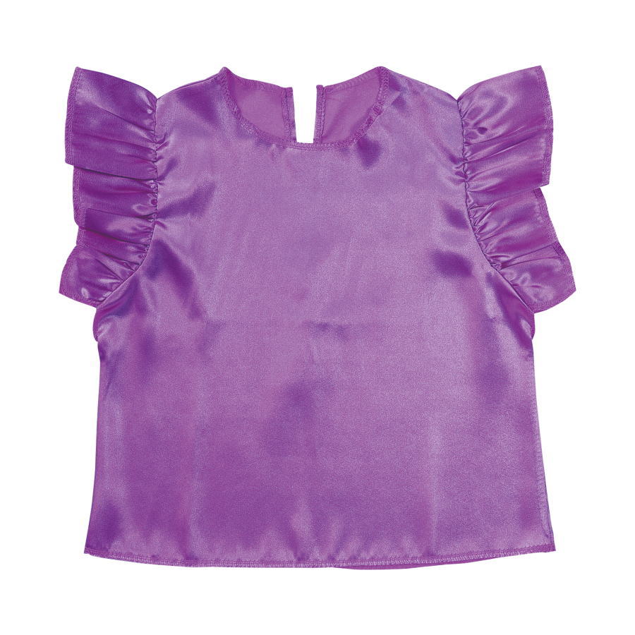 大人気の衣装ベースシリーズのフリル袖のシャツです。 カラフルなベースなので、バリエーション豊富な衣装作りができます！ 演技やダンスなどの衣装に！ サテン生地で、肌触りが良く、光沢のある素材です。 着丈：約400mm、身幅：約380mm 材質...