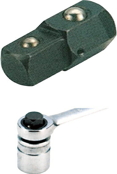 ・13mmのギアレンチに装着することで、3/8”SQのラチェットハンドルの様に使用することが可能 ・リバーシブルギアレンチには使用できません ・ギアレンチ側サイズ:13mm ・ソケット側サイズ:3/8”SQ