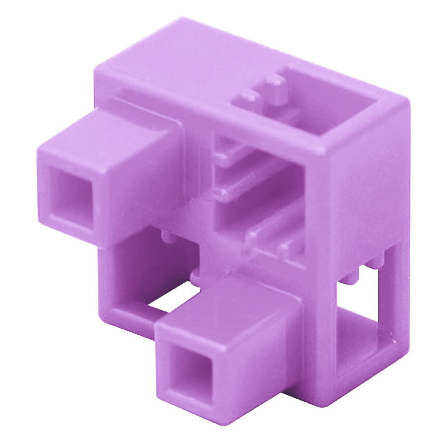 ブロック ハーフB：W20×H20×D10mm ブロック入数：ハーフB×8pcs 材質：ABS