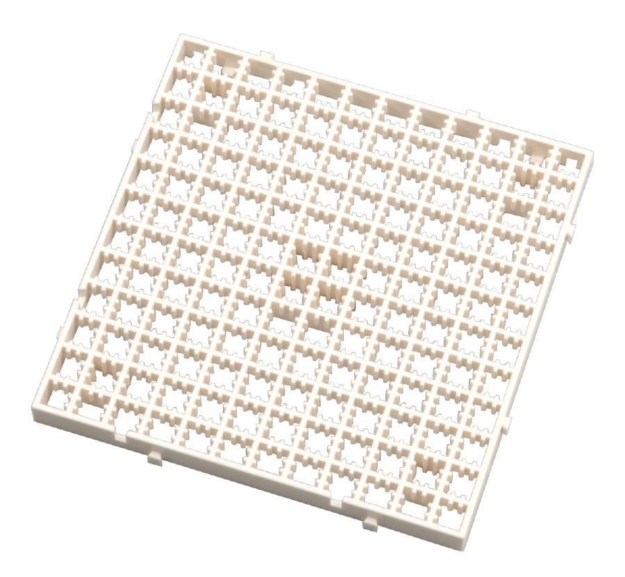サイズ120×120×10mm 12ベース×1枚 材質：ABS