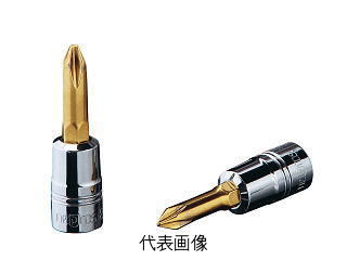 差込角　6.3mm(1/4") 　 ◆TiN(チタン)コーティングにより耐摩耗性を向上しています 　 　 品番 番手 D L 質量(g) NBT2P-1 No.1 12 44.7 23 19 NBT2P-2 No.2 47.7 2...