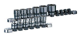 差込角　12.7mm(1/2") 　 セット内容　12点 ソケット　(六角) 製品番号 S D1 D2 H L 質量(g) NB4-10 10 14.4 21 5.5 28.5 33 NB4-12 12 17 7.5 30.5 3...