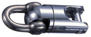 ケーブルのネジレ防止に 品番 使用安全耐荷重 各部寸法 質量 A B C MGS-1 3.4kN (350kgf) 64mm 18mm φ9mm 70g MGS-2 5.9kN (600kgf) 72mm 22mm φ11mm 120g M...