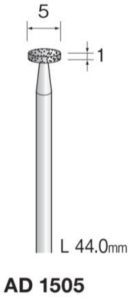 粒度:#140 最高使用回転数:60,000rpm 特徴 ダイヤモンド砥粒の突出しが大きく切れ味に優れています 仕上げに面粗さうぃ特に要求されない粗研削加工に最適です 適合機器 エアーグラインダー スピンドル 自動機ロボット MINIMO推...