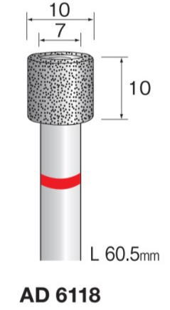 粒度:#100 最高使用回転数:75,000rpm 特徴 CBN砥粒の突出しが大きく切れ味に優れてます 仕上げ面粗さを特に要求されあい粗研削加工に最適です 適合機器 エアーグラインダー スピンドル 自動機ロボット MINIMO推奨ハンドピー...
