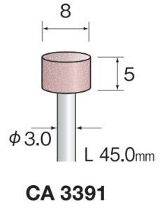 最高使用回転数:66,000rpm 粒度:#120 適合機器 エアーグラインダー MINIMO推奨ハンドピース 最適:M21H 使用可能:V21,M11,M21,M11S&nbsp; ピンク&nbsp; &nbsp;ブルー &nbsp;ホワ...