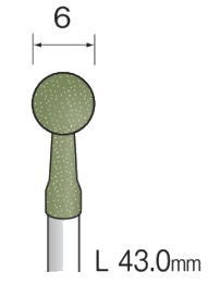 特徴 研磨作業に適したゴム砥石です 優れた自生作用により、細目粒度であっても目づまりが起こりません 最高使用回転数:30,000rpm 粒度:#400 適合素材（5段階） アルミニウム:3 合金工具鋼：3 ステンレス鋼：4 適合機器 エアー...