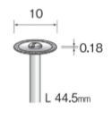 特徴 スピーディーで優れた切断能力を持つカッティング工具です ステンレス基板により安全性と安定性を高め、摩耗によるサイズ変化もありません 最高使用回転数:20,000rpm 粒度:#400 適合機器 ボール盤、電気ドリル スピンドル 自動機...