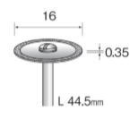特徴 スピーディーで優れた切断能力を持つカッティング工具です ステンレス基板により安全性と安定性を高め、摩耗によるサイズ変化もありません 最高使用回転数:20,000rpm 粒度:#200 適合機器 ボール盤、電気ドリル スピンドル 自動機...