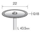 特徴 スピーディーで優れた切断能力を持つカッティング工具です ステンレス基板により安全性と安定性を高め、摩耗によるサイズ変化もありません 最高使用回転数:15,000rpm 粒度:#400 適合機器 ボール盤、電気ドリル スピンドル 自動機...