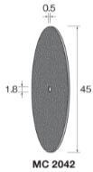 特徴 スピーディーで優れた切断能力を持つカッティング工具です 靭性に優れたレジノイドボンンドを採用し、薄くても安全性に優れ切れ味の良い砥石です 最高使用回転数:8,000rpm 粒度:#100 適合機器 ボール盤、電気ドリル スピンドル 自...