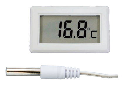 　 【仕様】 検知方式 サーミスタ 測定範囲 -40℃〜100℃ 分解能 0.1℃ 精度 &plusmn;1℃(0〜40℃) 左記以外&plusmn;2℃ 機能 温度計 サンプリング 約10秒/回 使用環境 温度：0〜40℃ 湿度：80%R...