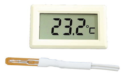 　 【仕様】 検知方式 サーミスタ 測定範囲 -45℃〜95℃ 分解能 0.1℃ 精度 &plusmn;1℃(0〜40℃) 左記以外&plusmn;2℃ 機能 温度計 サンプリング 約2秒/回 使用環境 温度：0〜40℃ 湿度：80%RH以...