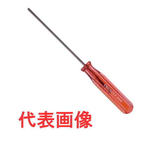 ・対辺寸法:4.0mm ・軸長:90mm ・全長:163mm ・グリップ径:16mm ・質量:270g ・材質(軸):クロムモリブデン鋼 ・材質(グリップ):樹脂
