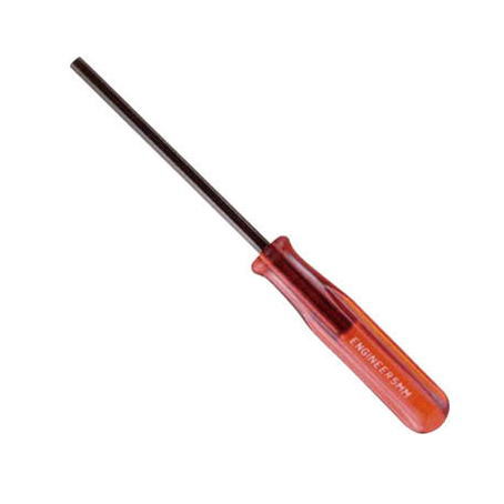 ★特徴★ ・対辺寸法:5.0mm ・軸長:90mm ・全長:175mm ・グリップ径:18mm ・質量:42g ・材質(軸):クロムモリブデン鋼 ・材質(グリップ):樹脂