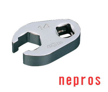 差込角　9.5mm(3/8") 　 　 製品番号 S W T L B 質量(g) NBNS3-08 8 18 9.5 35 20 30 NBNS3-10 10 21.5 36.8 35 NBNS3-12 12 26 10 38.6...