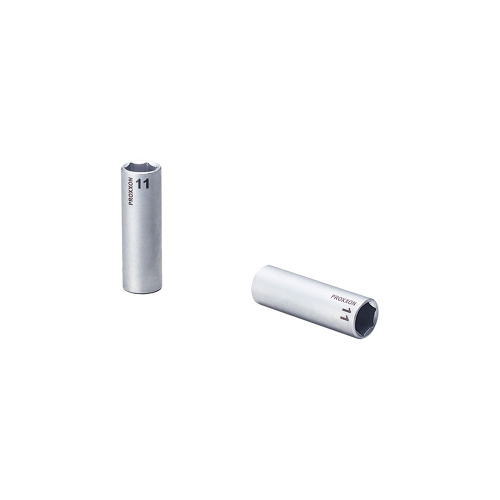 ■差込角・・・1/4"(6.35mm) ■ロングタイプソケット耐摩耗と強度を兼ね備えた特殊鋼クロムバナジウム鋼(CrV)を使用 全てのアイテムにレーザーマーキングで見やすく刻印