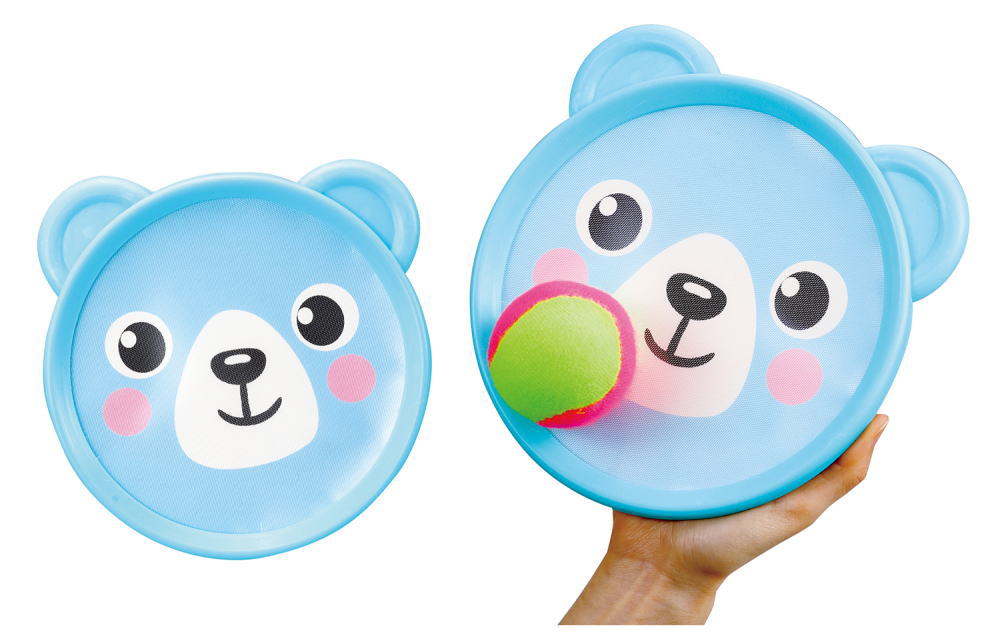 くっつきやすいやわらかボールキャッチ！ 当たっても安全！どこでも遊べる！ 商品サイズ：185×200×13mm