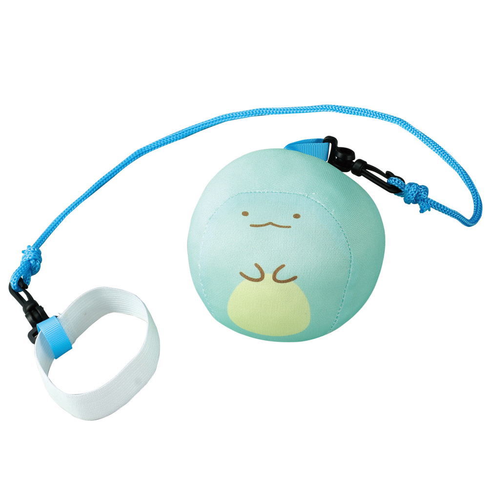 室内でも遊べる!かわいいとかげのやわらかスキップ ボール：φ85mm ひも：600mm 材質：ポリエステル、ゴム