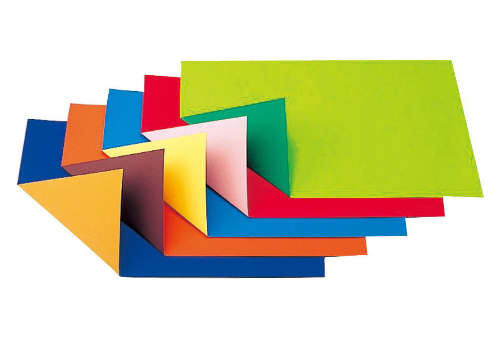 ポスターカラー色の裏・表10色組です。 染め着色によるすばらしい発色です。 のりがつきやすいです。 サイズ：380×267mm（220k） 5枚組