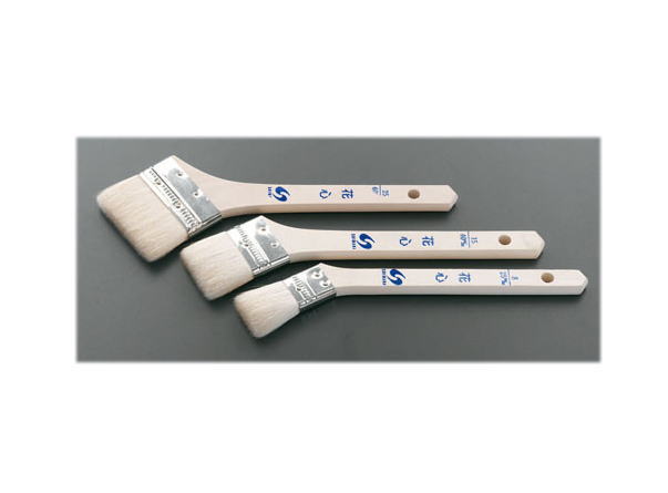 ◆白毛 ◆羊毛 ◆万能用 　 セット内容 サイズ(幅) 全長 毛丈 8号(25mm) 210〜230mm 30mm 15号(40mm) 25号(60mm)