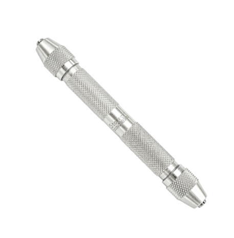 ●リバーシブルコレット使用(差し替式) ●チャック能力…φ0〜0.8mm、φ0.8〜1.6mm、φ1.6〜2.5mm、φ2.5〜3.2mm ●全長…95mm ●2チャックタイプ ●材質…アルミ製 ●アメリカ