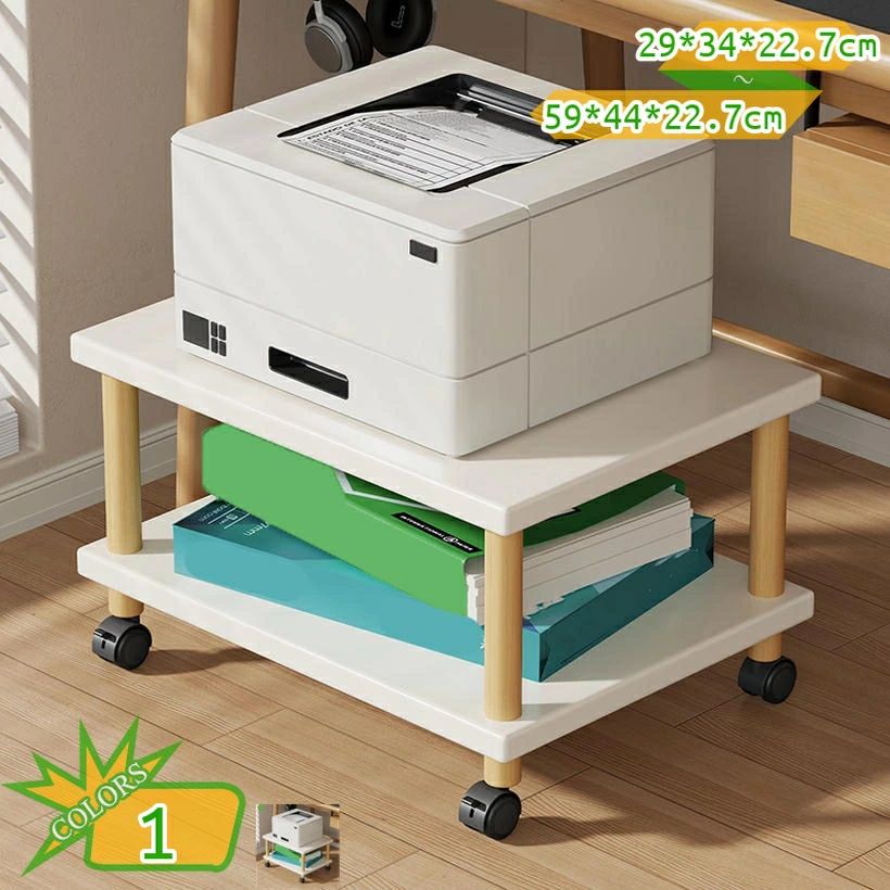 【クリックして他のサイズを選択してください】39*44*37.7cm49*34*37.7cm49*44*32.7cm59*34*22.7cm49*44*37.7cmメイン素材：木プリンターラックは厚めのMDFボードと頑丈木製フレームで作られ...