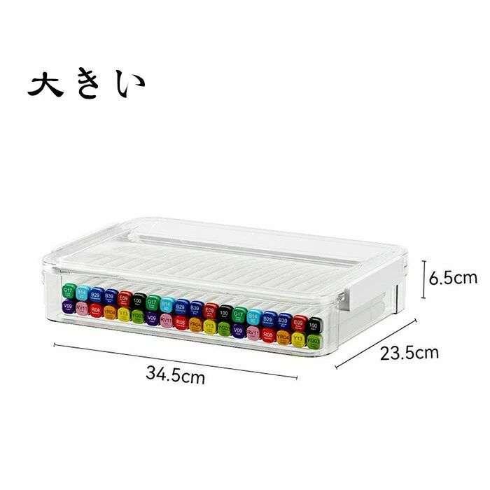 製品サイズ中型サイズ：幅34.5cm×奥行23.5cm×高さ3.5cm大きい：幅34.5cm×奥行23.5cm×高さ6.5cm素材：PET製品説明透明で一目でわかる 不良品についての説明基づいて掲載しています製品サイズ中型サイズ：幅34.5...