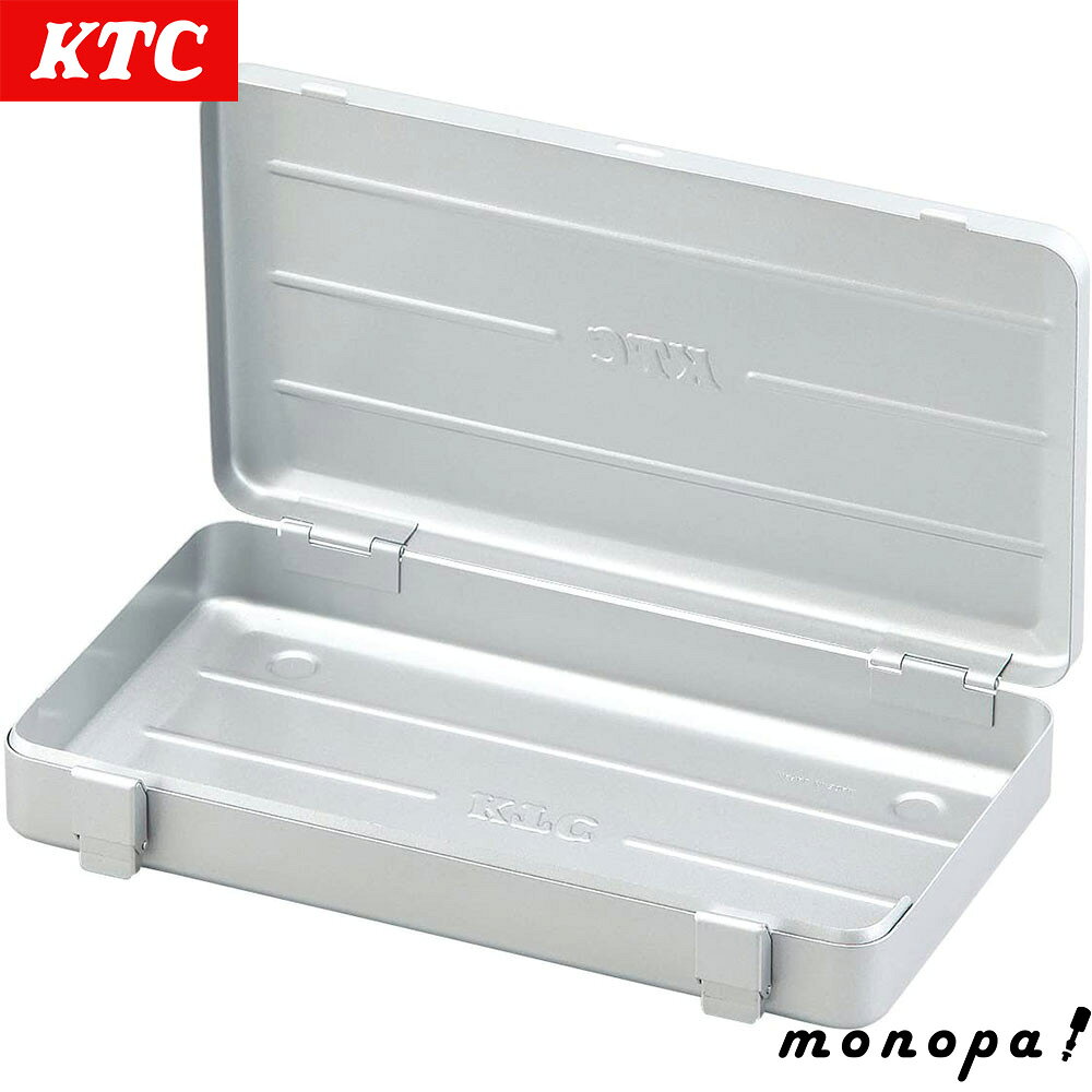 商品スペック メーカー名 京都機械工具(KTC) 色 シルバー 外寸(mm) 間口×奥行×高さ:275×150×50 シリンダ錠(別売) 不可 商品説明 ●トランク形のメタルケースで工具、部品の管理等に便利です。材質はスチールで重量は800...