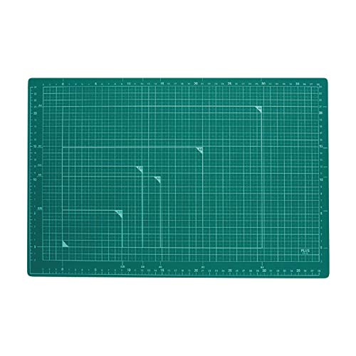 商品名プラス カッターマット カッティングマット 両面 A3 300×450mm グリーン CS-A3 48-584色グリーンモデルCS-A3 48-584サイズ-この商品について長時間の作業でも快適な、彩度をおさえたダークトーンカラー。規...