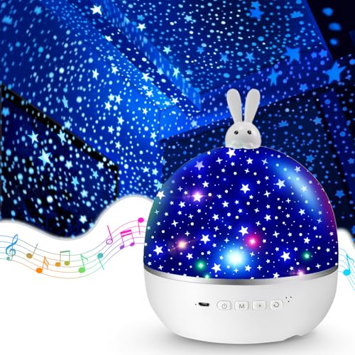 商品名プラネタリウム 家庭用 【22種類投影 &amp; Bluetoothスピーカー】 誕生日プレゼント 女性 人気 クリスマス ドリームスイッチ 出産祝い 光るおもちゃ【多色変換 リモコン付きの充電式】ナイトルームライト オルゴール【明...