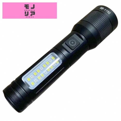 ◆ 【高強度LED照明で&作業用COBライト&6つの多機能点灯モード】この懐中電灯は，高輝度の LEDを搭載し、最大1000ルーメンの明るさを実現、最大照射距離は500メートルに達します、投射された光束の明るさは完全に同じタイプの懐中電灯を...