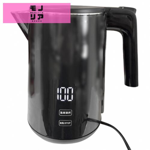 ◆ 高機能節電「電気ケトル」：LEDボディデジタルディスプレイ ケトル、温度が本体に直接表示されるので現在温度と設定温度を一目で確認できる。7段階の温度設定、4時間保温機能、急速沸騰、空焚き防止機能、メモリー機能、触れても熱くない二重構造デ...