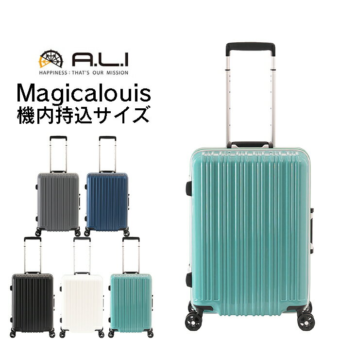 超軽量フレームキャリー"Magicalouis"機内持込サイズ 軽量化にこだわったパーツ選びと素材で、フレームタイプとは思えないほどの驚異的な軽さを実現したキャリーケース。高剛性フレームで強度も安心。 製品仕様size サイズ(外寸) H4...