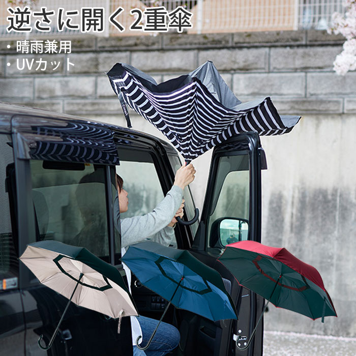 商品説明商品詳細●特殊な2重構造で水滴に触れずに使える人気の2重傘です。●濡れた面が内側に来ることで、大切な車のシートや助手席の方のズボンやスカートが濡れにくい新しい形の傘です。●花のつぼみのように開くので、車の乗り入れ時にも使いやすい設計...